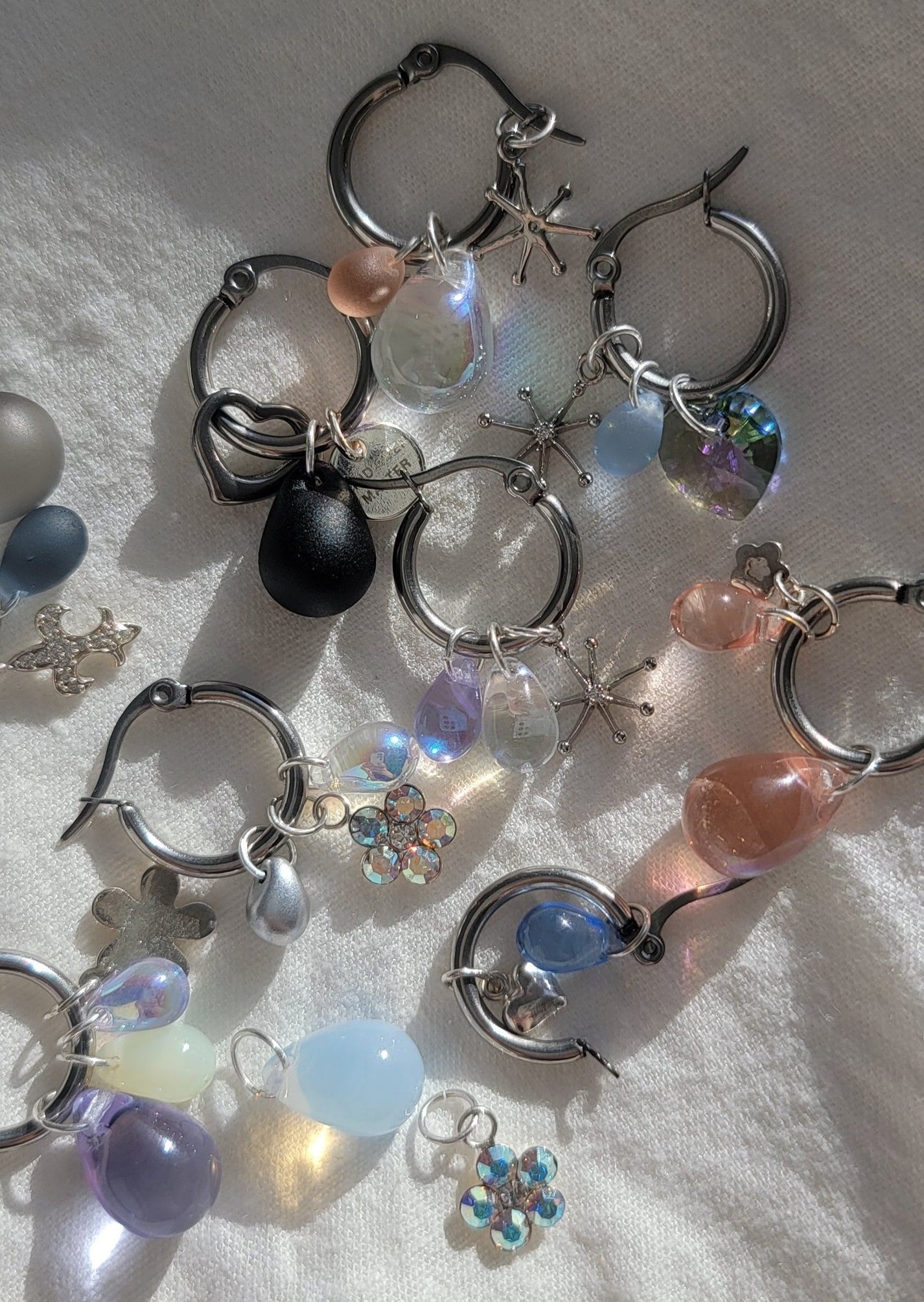 CHARM EARRINGS - DESIGN YOUR OWN - happytobehere