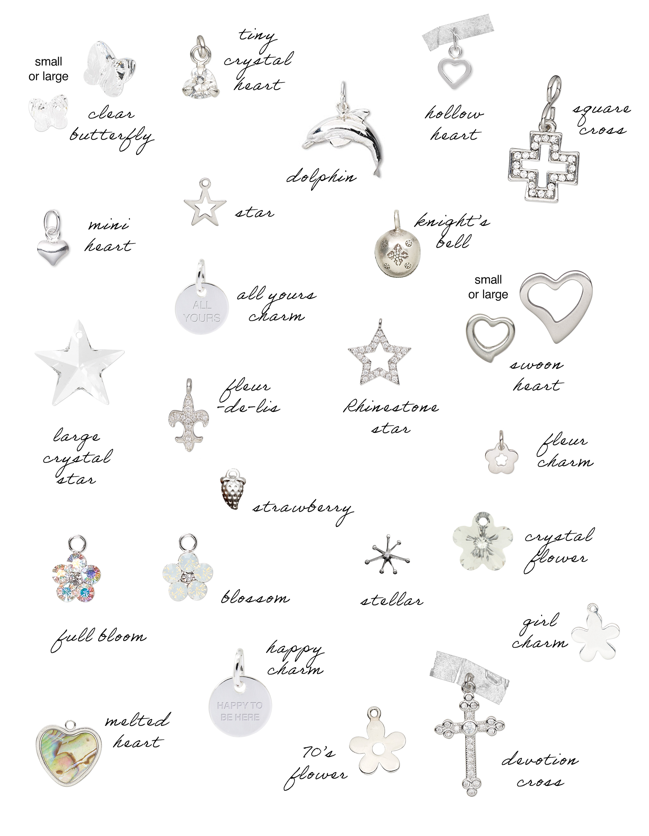 CHARM NECKLACE - DESIGN YOUR OWN - happytobehere